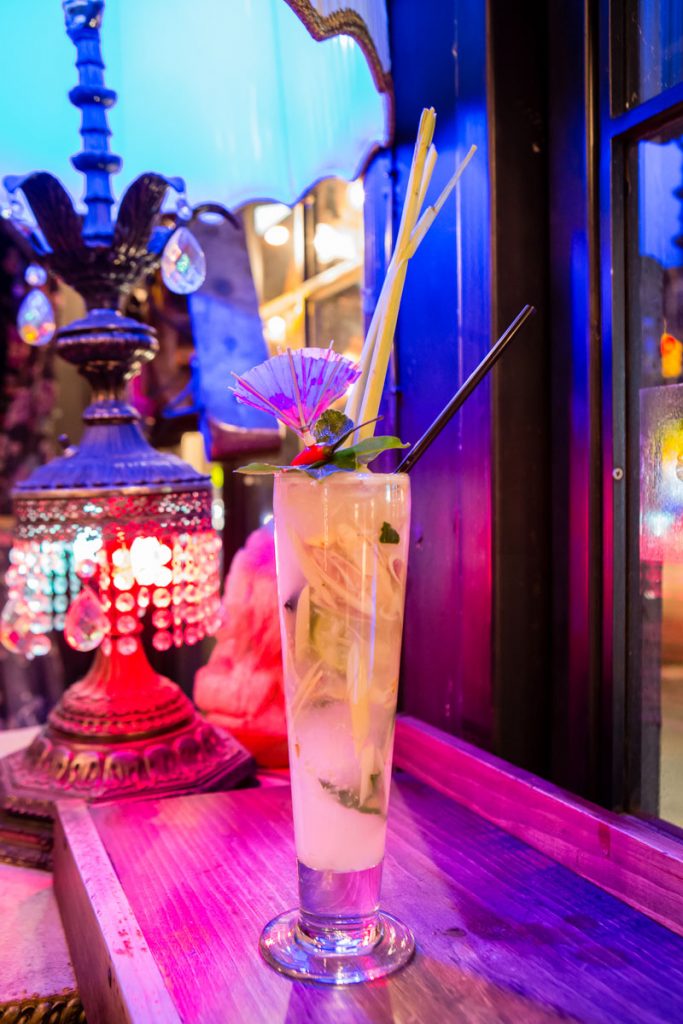 Tom Yum Cocktail at Pata Paplean, Queens | Ed Lefkowicz Photography